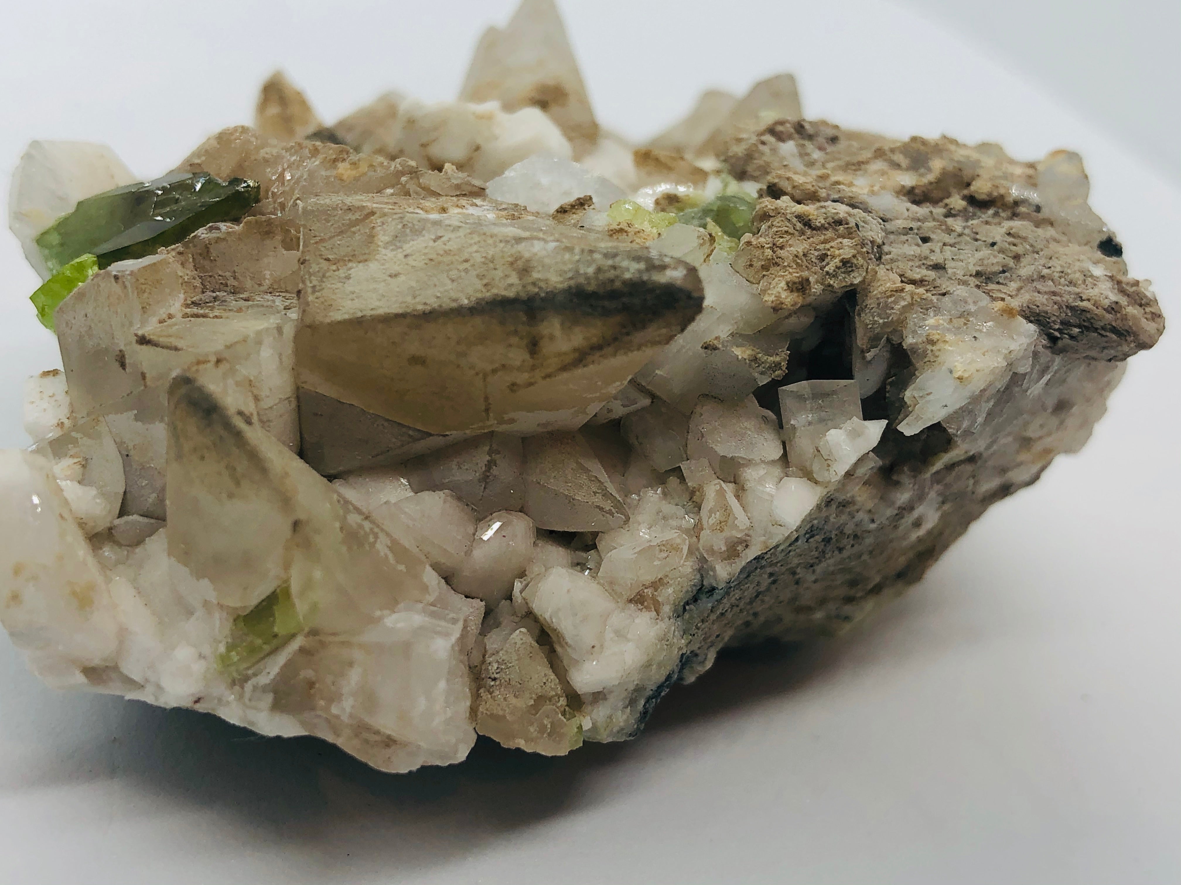 Titanite with Calcite – RopesandRocks